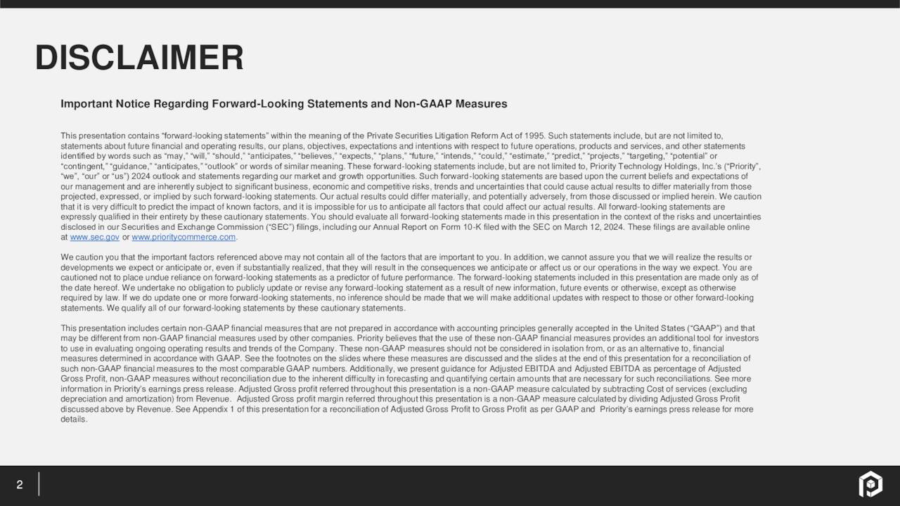 Priority Technology Holdings, Inc. 2023 Q4 - Results - Earnings Call ...