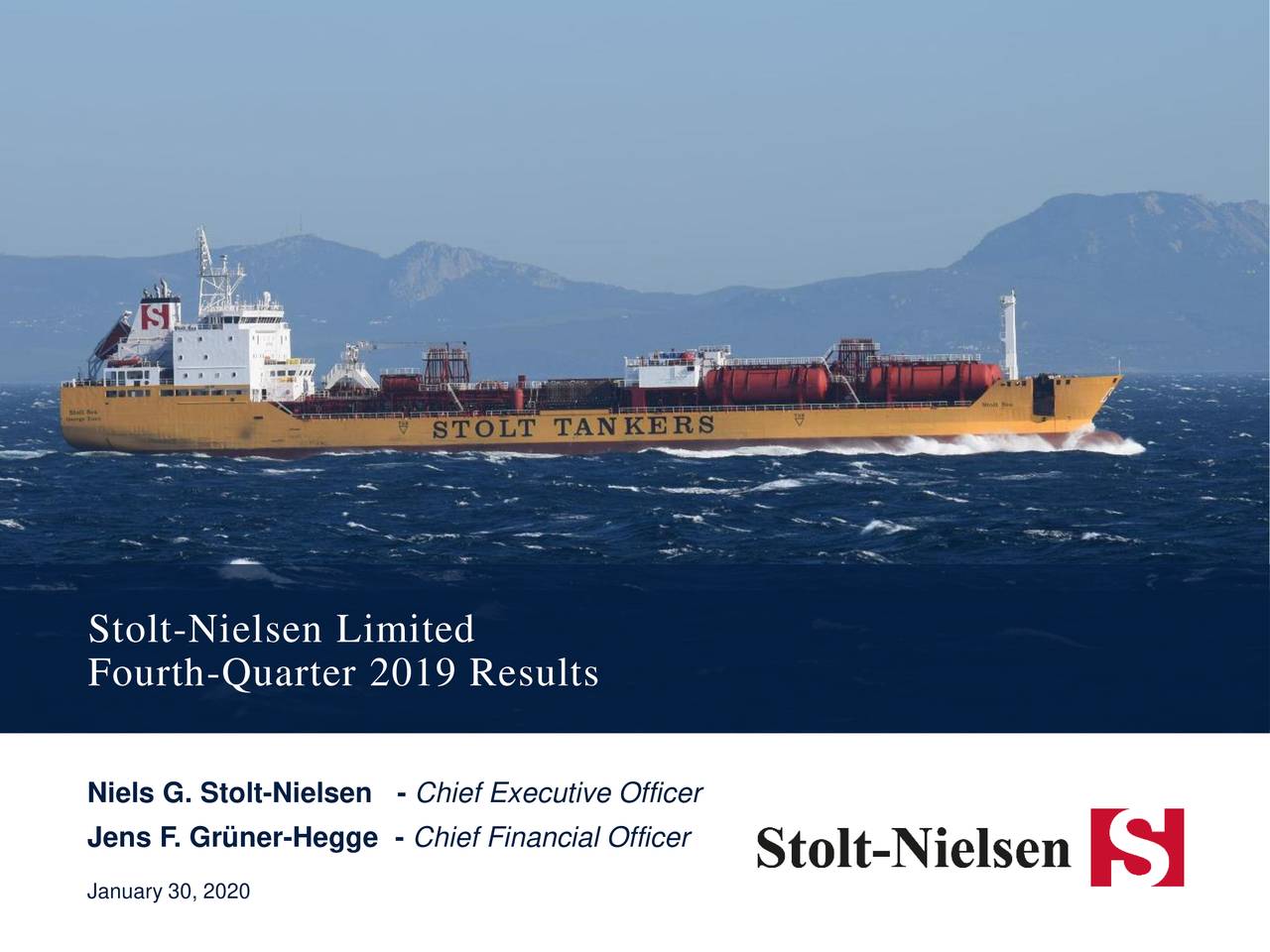 Stolt-Nielsen Limited 2019 Q4 - Results - Earnings Call Presentation ...
