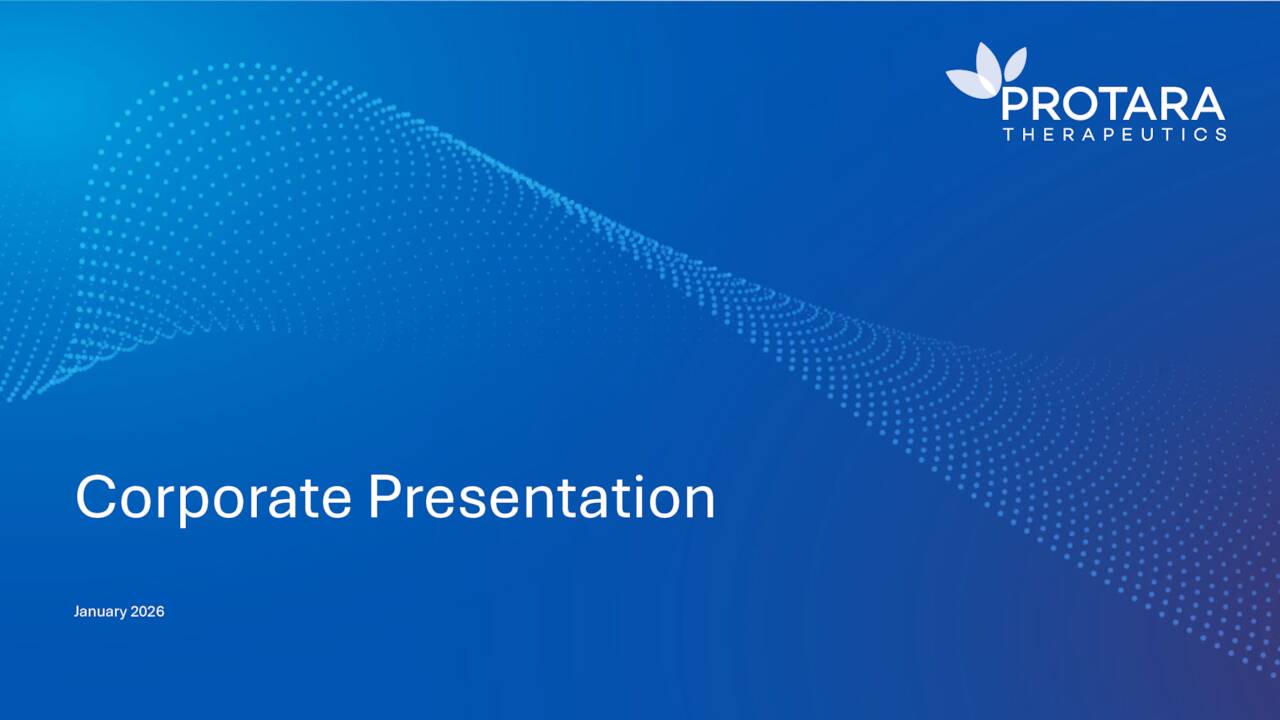 Protara Therapeutics, Inc. (TARA) Presents at 44th Annual J.P. Morgan ...