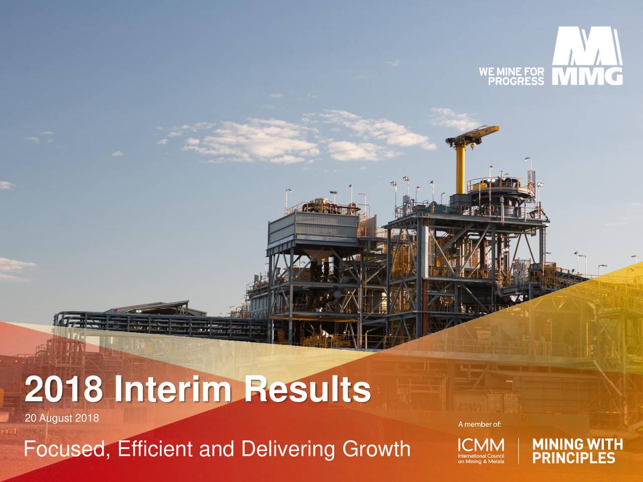 MMG Limited ADR 2018 Q2 - Results - Earnings Call Slides (OTCMKTS:MMETY-DEFUNCT-73451) | Seeking ...