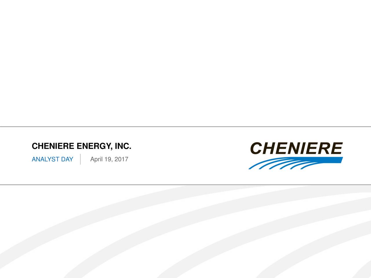 Cheniere Energy Inc Investor Presentation - Slideshow (NYSE:LNG ...