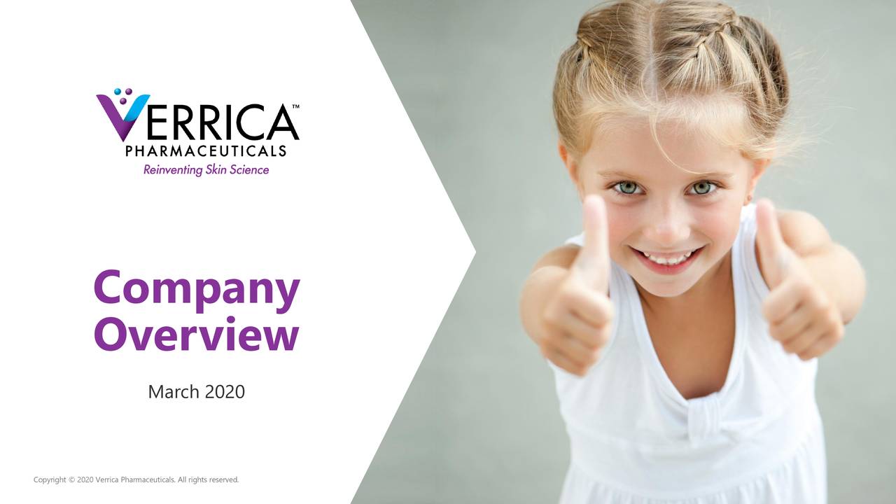 Verrica Pharmaceuticals (VRCA) Investor Presentation - Slideshow ...