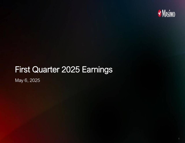 Masimo Corporation 2025 Q1 - Results - Earnings Call Presentation (NASDAQ:MASI) 2025-05-06 ...