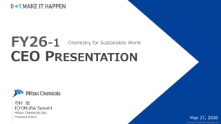 Mitsui Chemicals, Inc. 2026 Q4 - Results - Earnings Call Presentation ...