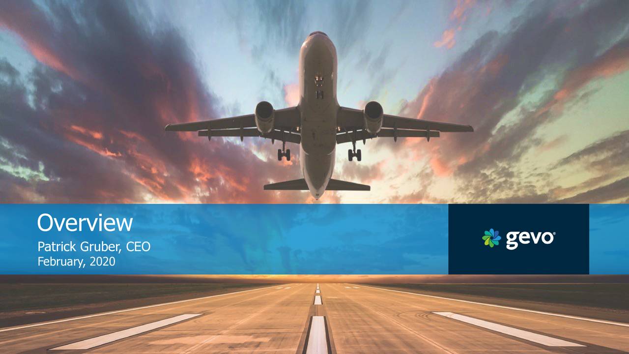 Gevo (GEVO) Investor Presentation - Slideshow (NASDAQ:GEVO) | Seeking Alpha