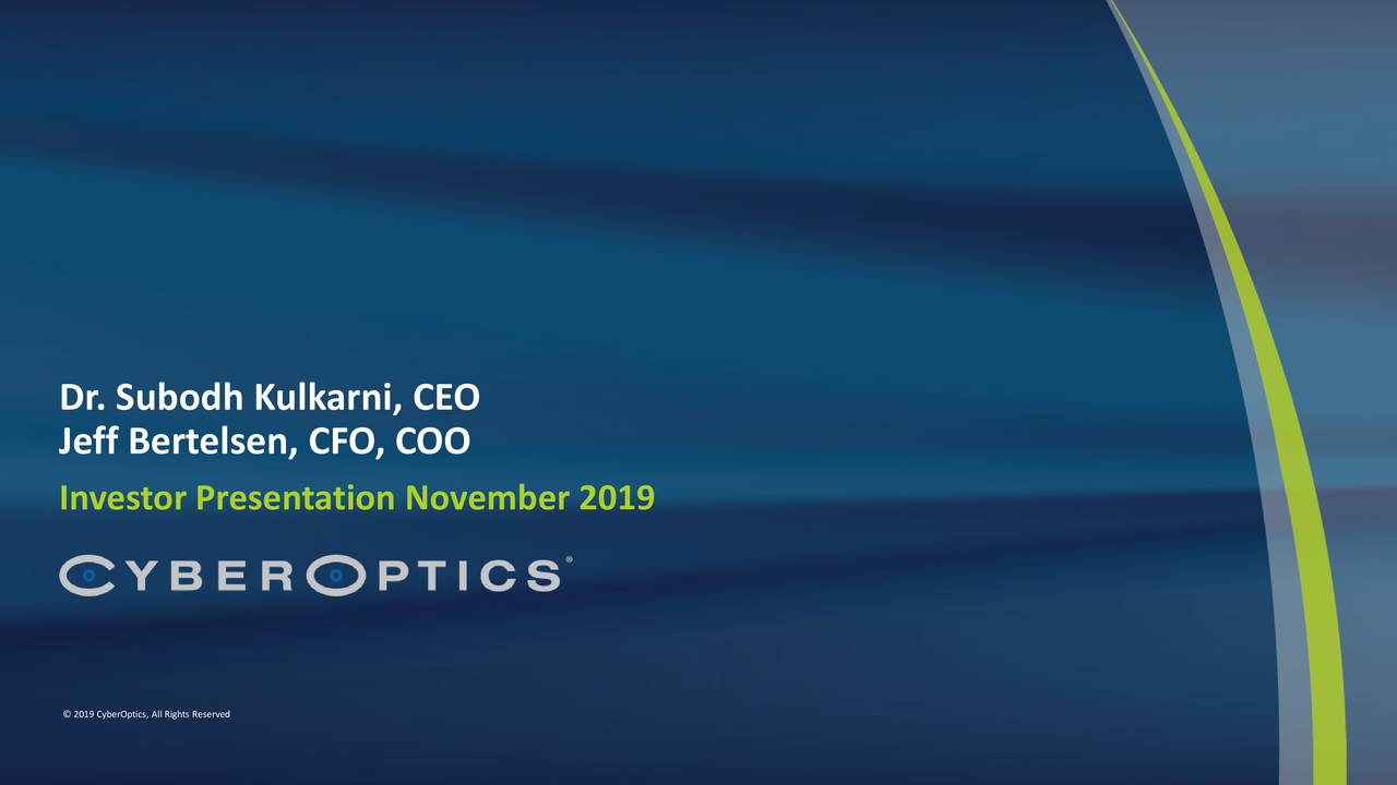 CyberOptics Corporation (CYBE) Investor Presentation - Slideshow ...