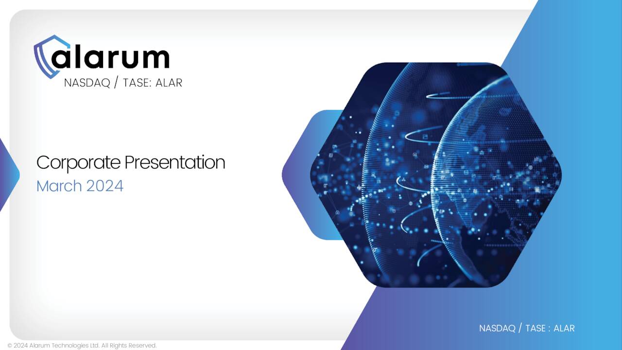 Alarum Technologies Ltd. 2023 Q4 - Results - Earnings Call Presentation ...