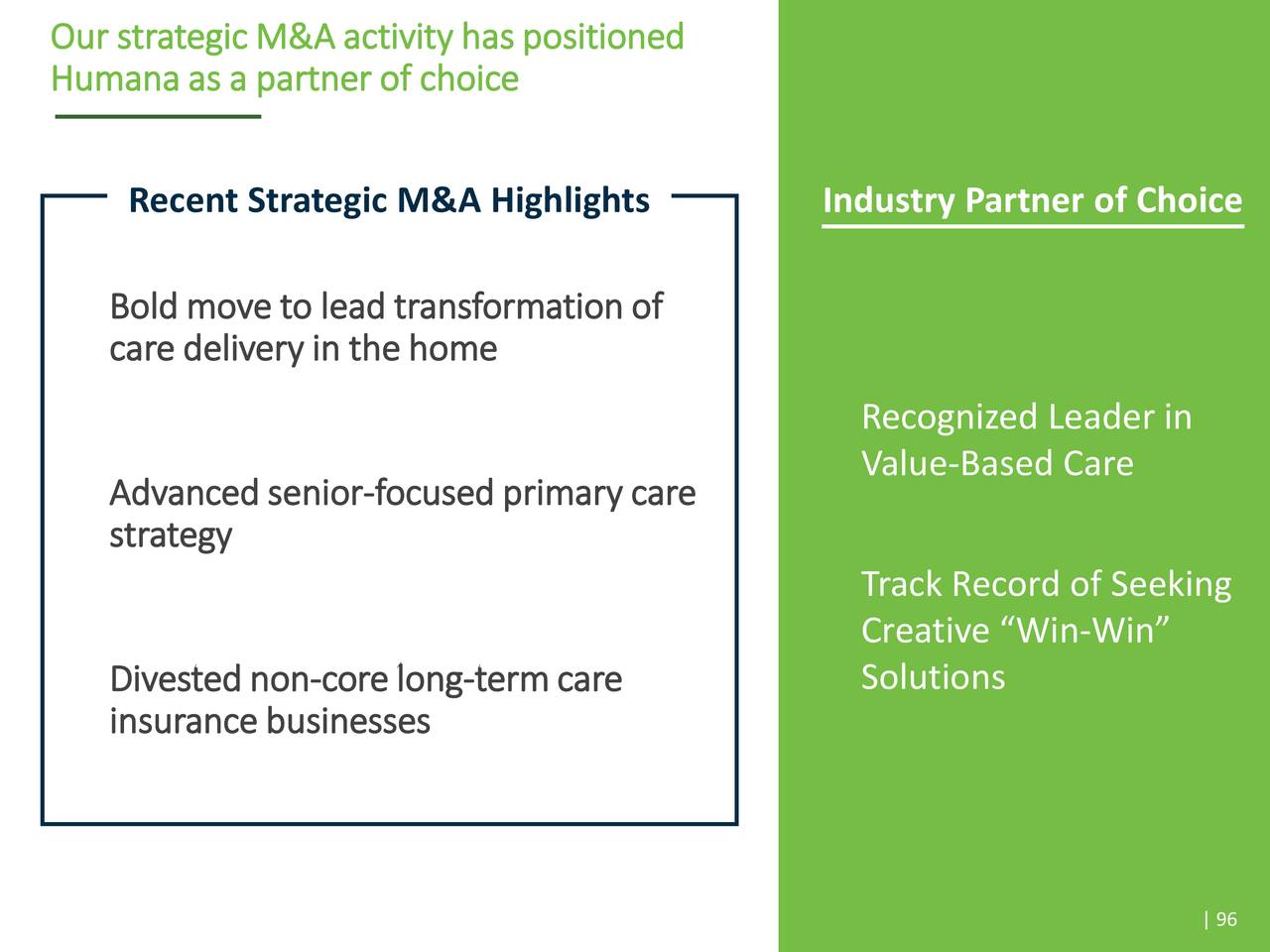 Humana (HUM) Investor Presentation - Slideshow (NYSE:HUM) | Seeking Alpha