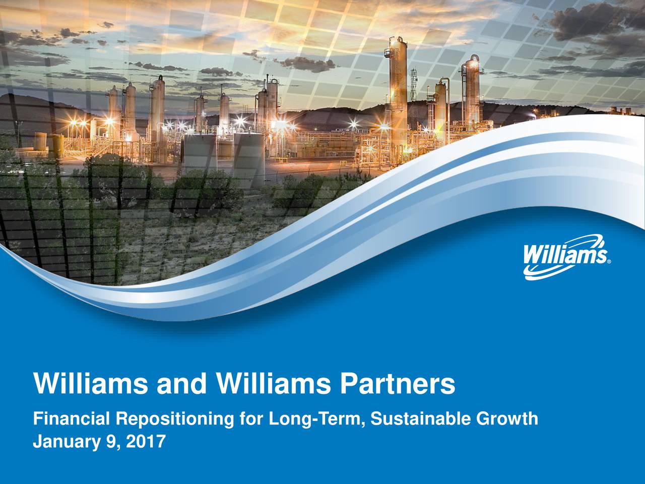 Williams (WMB) Investor Presentation - Slideshow (NYSE:WMB) | Seeking Alpha