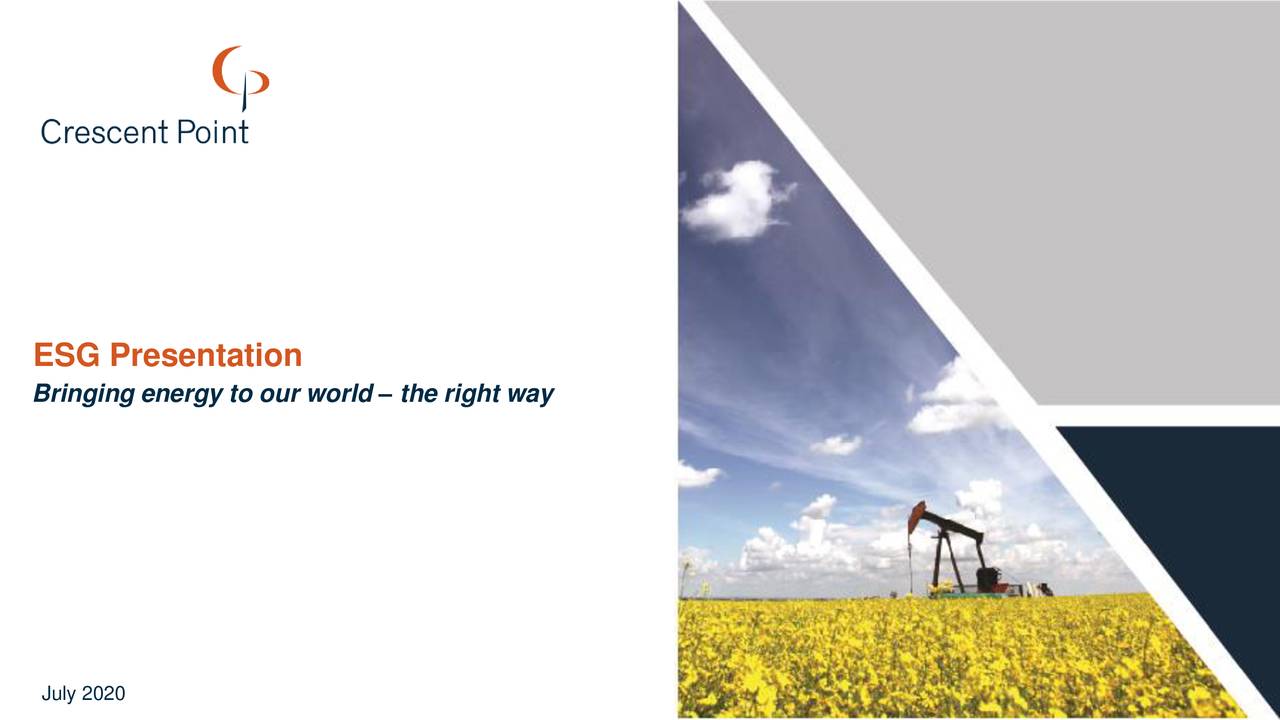 Crescent Point Energy Corp (CPG) Investor Presentation - Slideshow ...