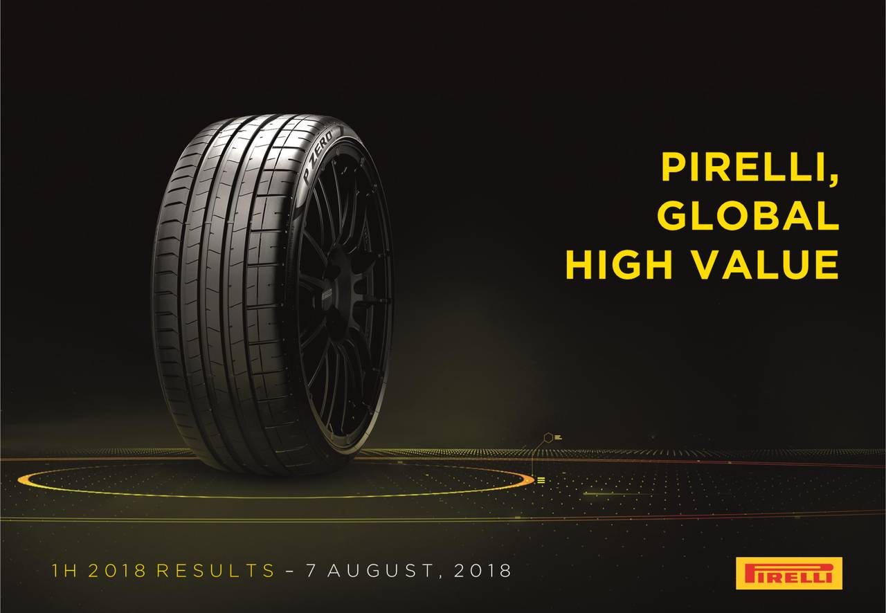 Pirelli & C. SpA ADR 2018 Q2 - Results - Earnings Call Slides (OTCMKTS ...