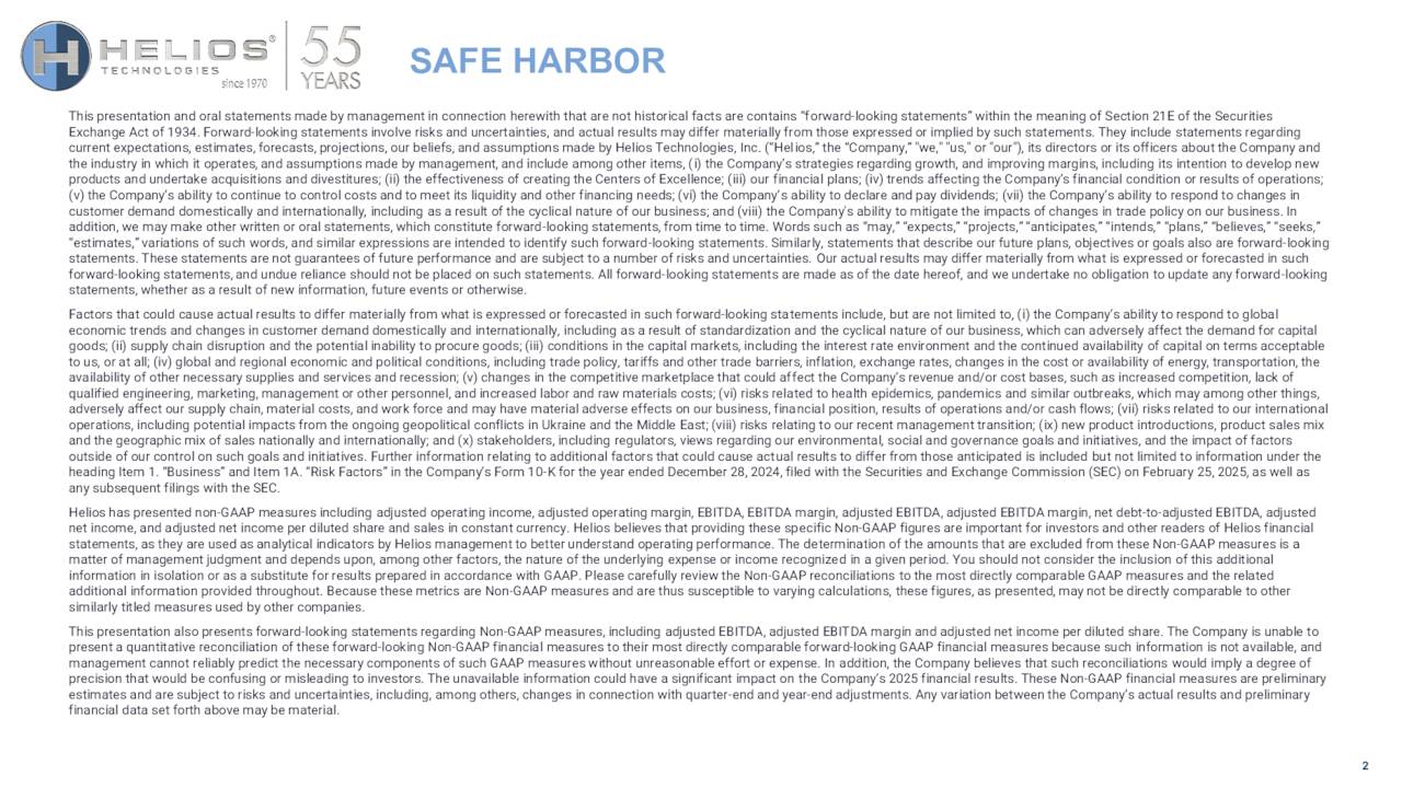 Helios Technologies, Inc. (HLIO) Presents at Baird 55th Annual Global ...