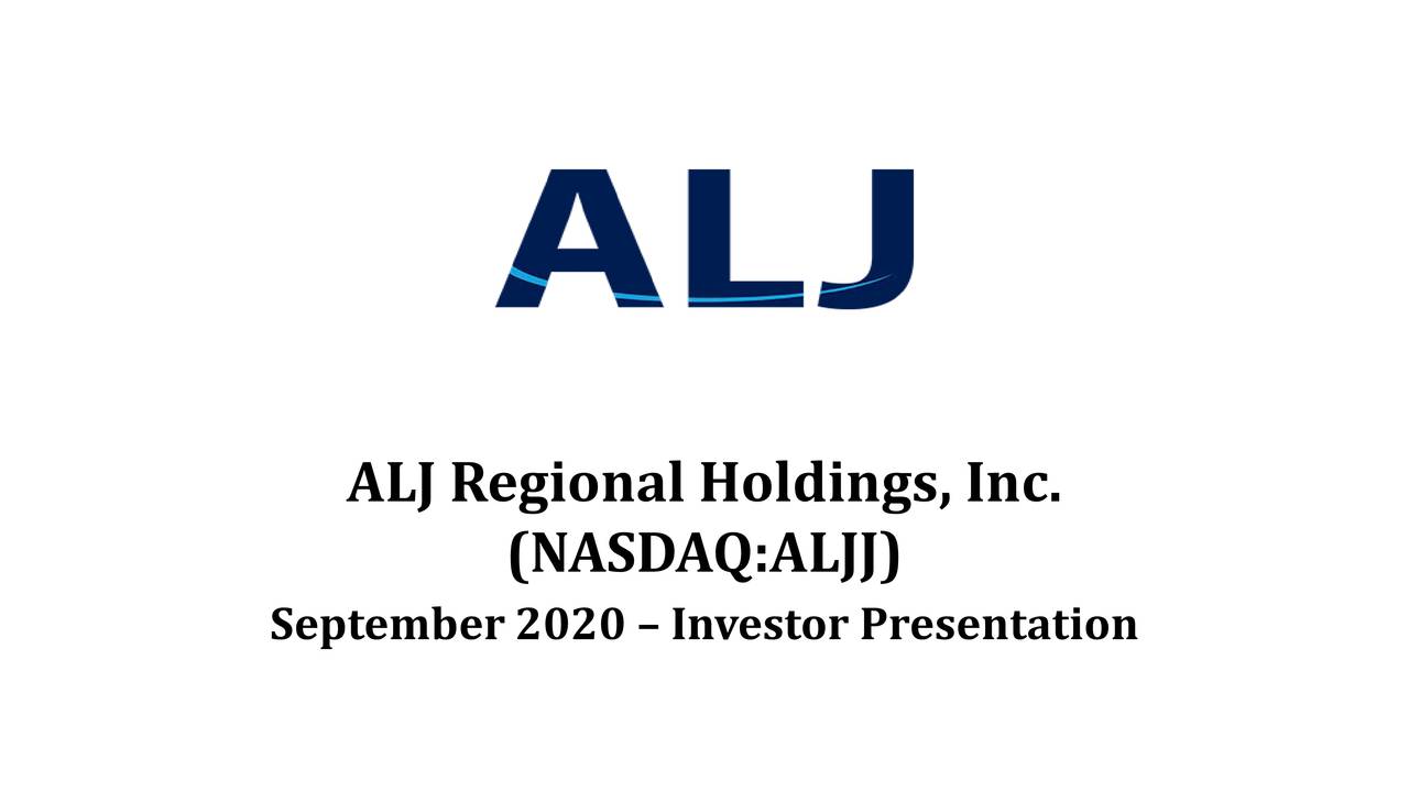 ALJ Regional Holdings (ALJJ) Presents At LD 500 Investor Virtual ...
