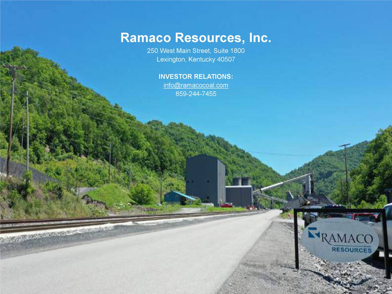 Ramaco Resources, Inc. 2020 Q3 - Results - Earnings Call Presentation ...