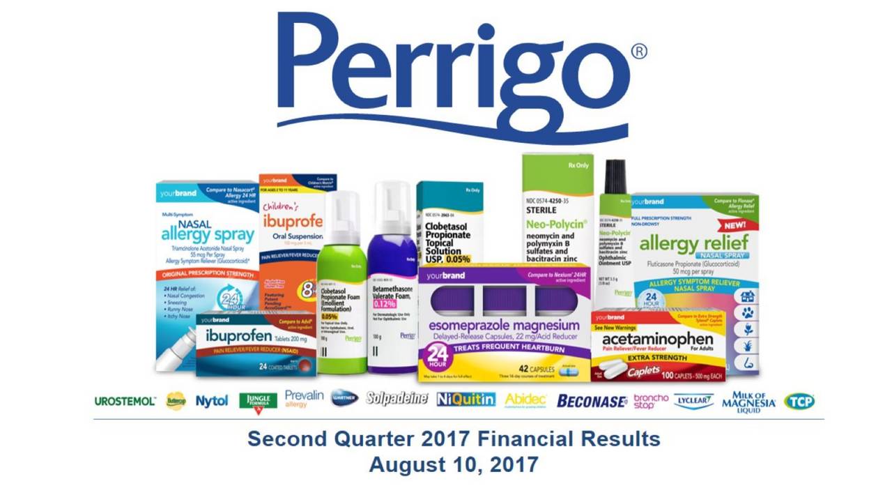 Perrigo Company 2017 Q2 - Results - Earnings Call Slides (NYSE:PRGO ...