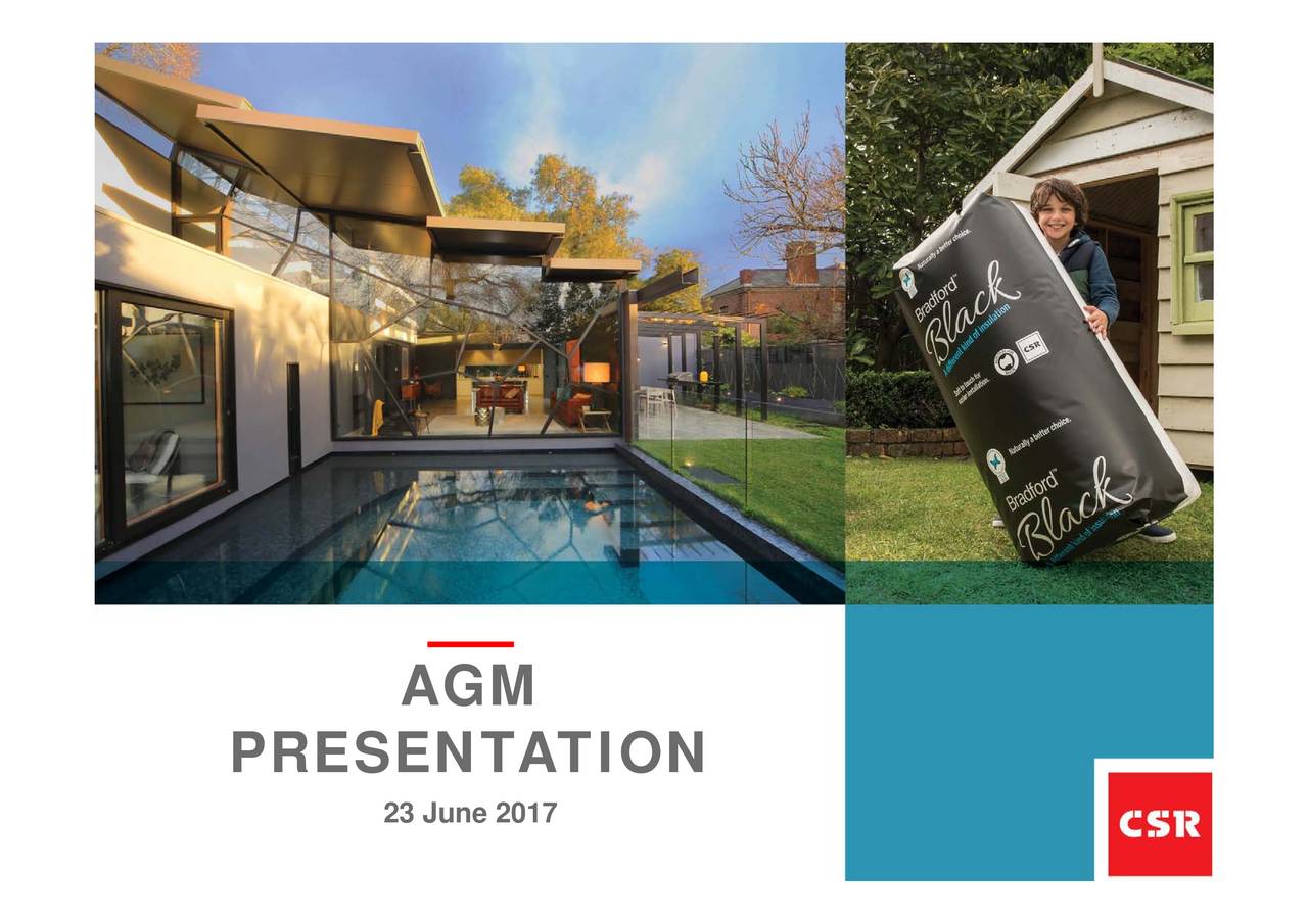 CSR Limited (CSRLF) Investor Presentation - Slideshow (OTCMKTS:CSRLF ...