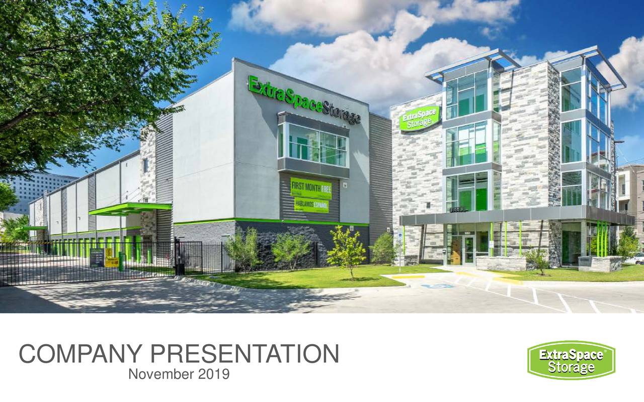 Extra Space Storage (EXR) Presents At REITWorld 2019 Annual Conference ...