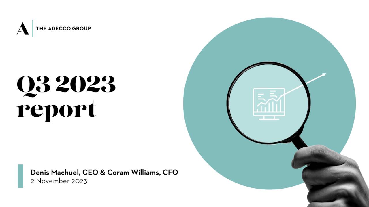 Adecco Group AG 2023 Q3 - Results - Earnings Call Presentation (OTCMKTS:AHEXY) | Seeking Alpha