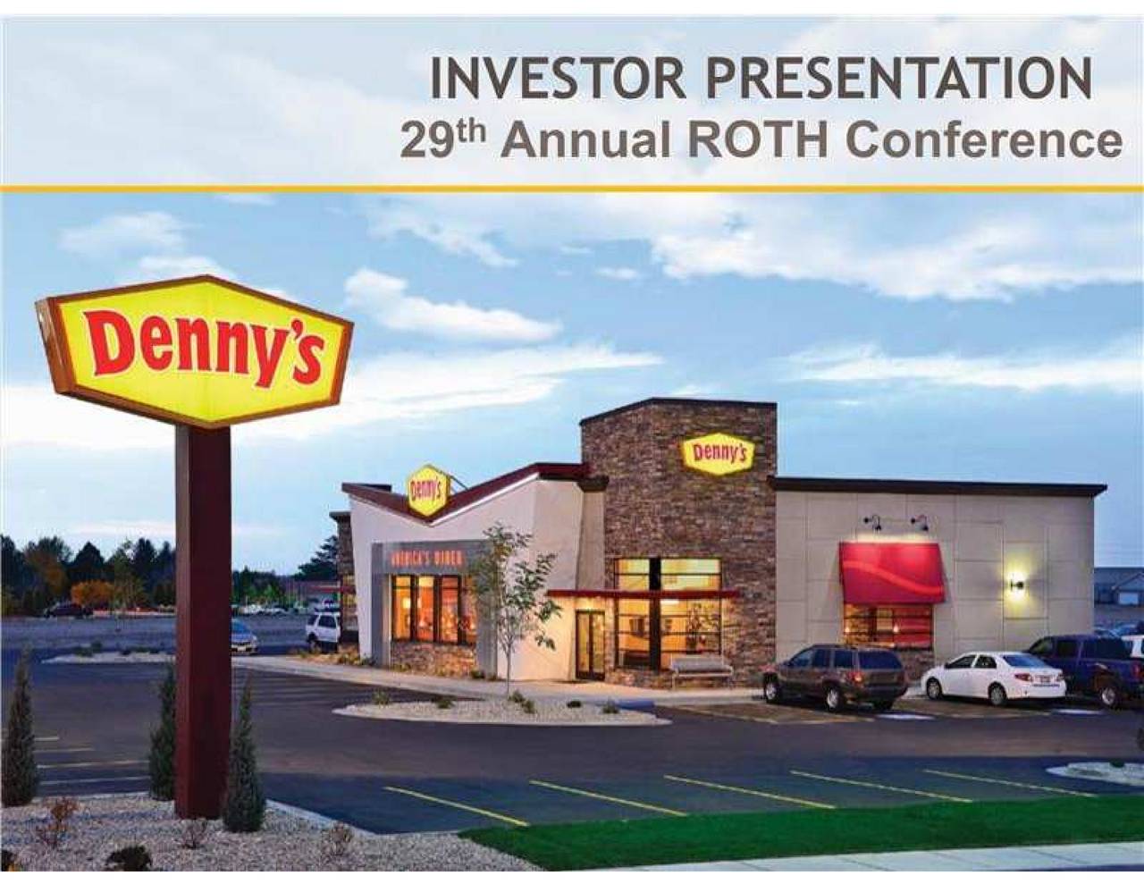 Denny's (DENN) Presents At 29th Annual ROTH Conference (NASDAQ:DENN ...