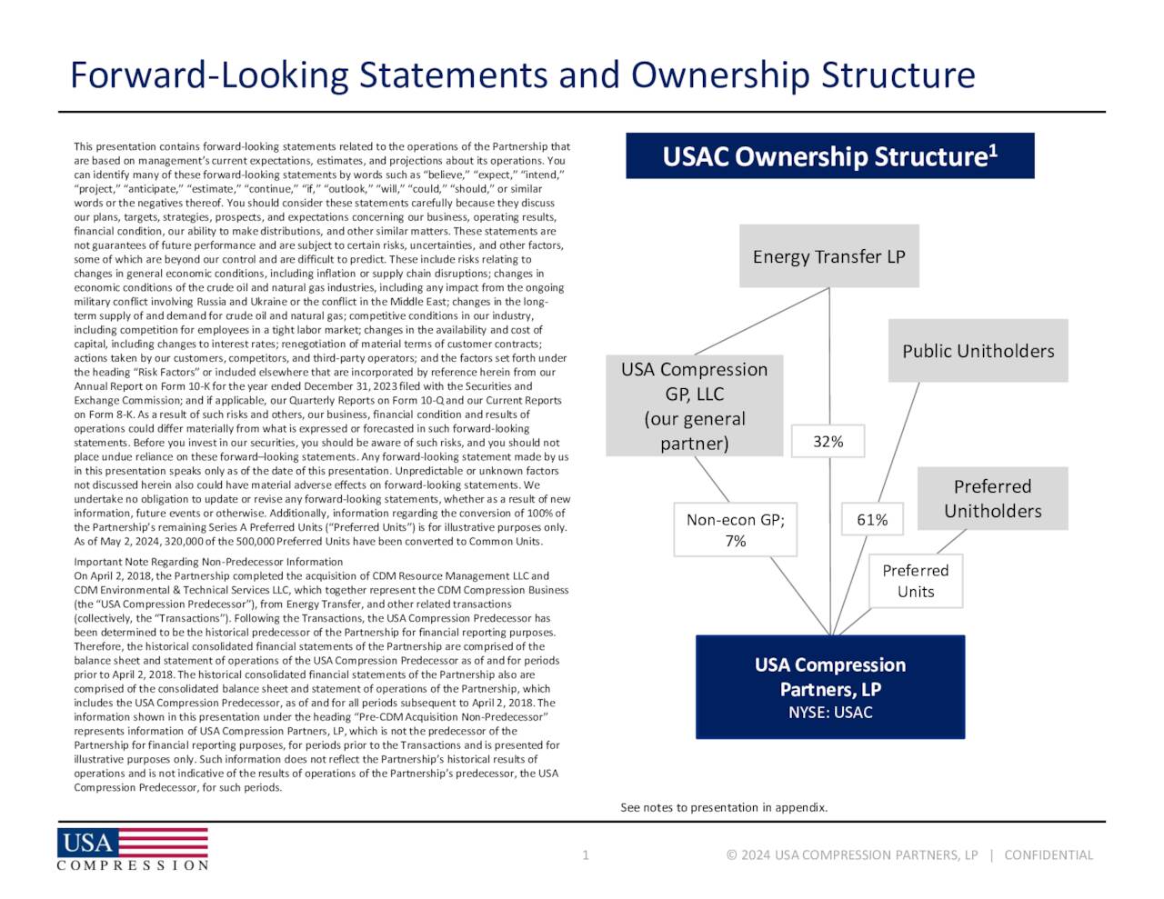 USA Compression Partners, LP Common Units 2024 Q1 - Results - Earnings ...