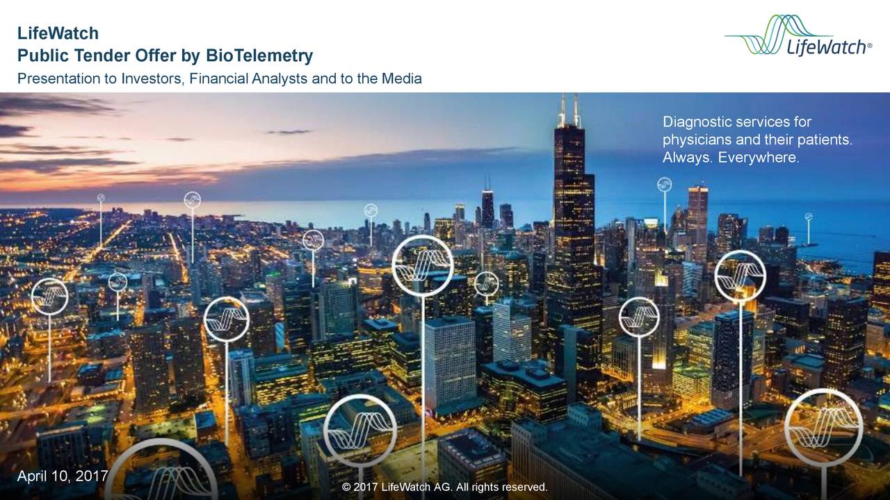 BioTelemetry (BEAT) Acquires LifeWatch AG (LFWWF) - Slideshow (NYSE:PHG ...