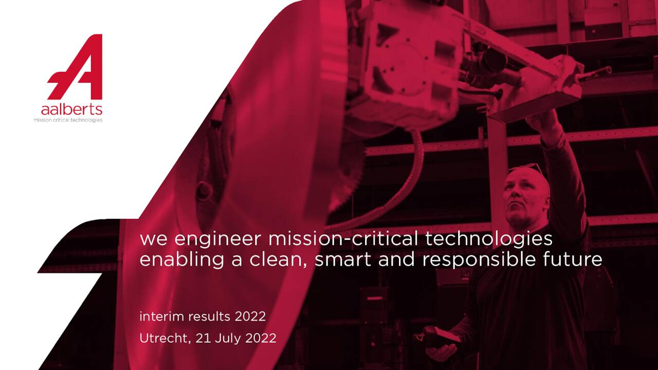 Aalberts N.V. 2022 Q2 - Results - Earnings Call Presentation (OTCMKTS ...