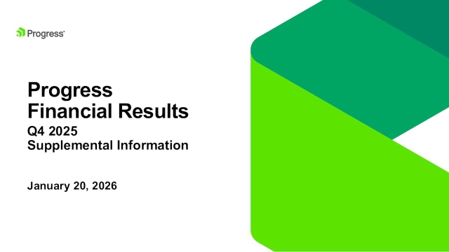 Progress Software Corporation 2025 Q4 - Results - Earnings Call ...