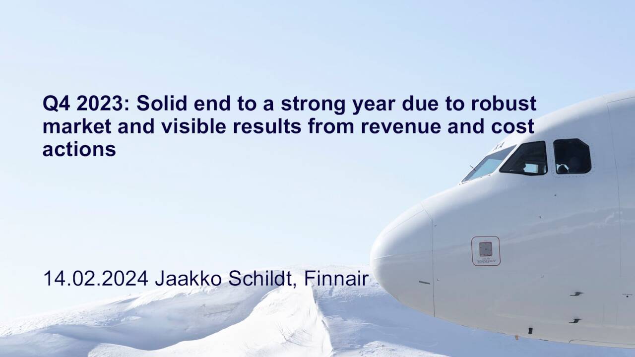 Finnair Oyj 2023 Q4 - Results - Earnings Call Presentation (OTCMKTS ...