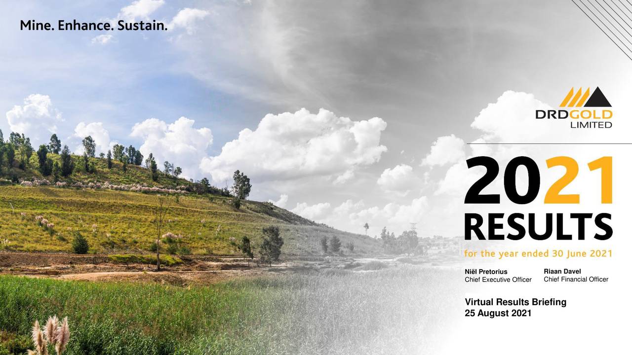 DRDGOLD Limited 2021 Q4 - Results - Earnings Call Presentation (NYSE ...