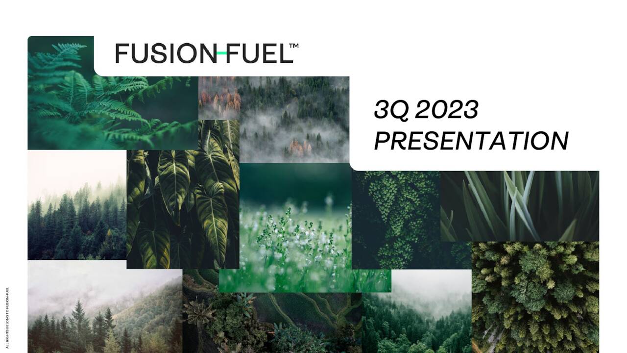 Fusion Fuel Green PLC 2023 Q3 - Results - Earnings Call Presentation ...