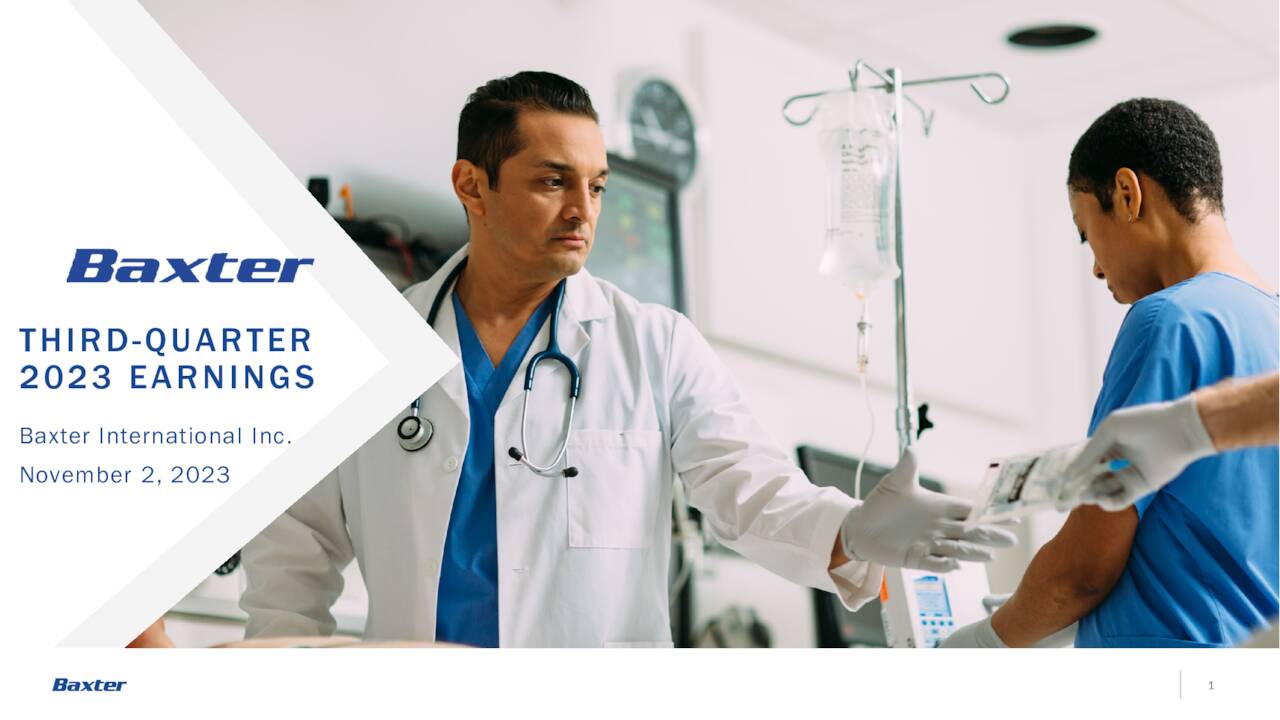 Baxter International Inc. 2023 Q3 - Results - Earnings Call ...