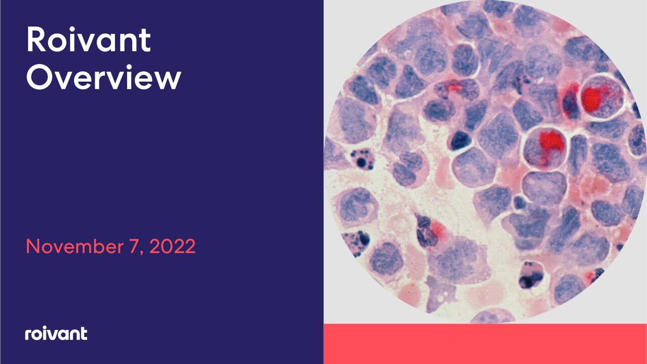 Roivant Sciences (ROIV) Investor Presentation - Slideshow (NASDAQ:ROIV ...