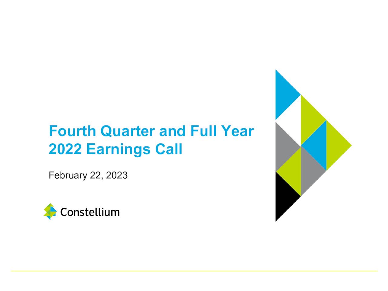 Constellium SE 2022 Q4 - Results - Earnings Call Presentation (NYSE:CSTM) | Seeking Alpha