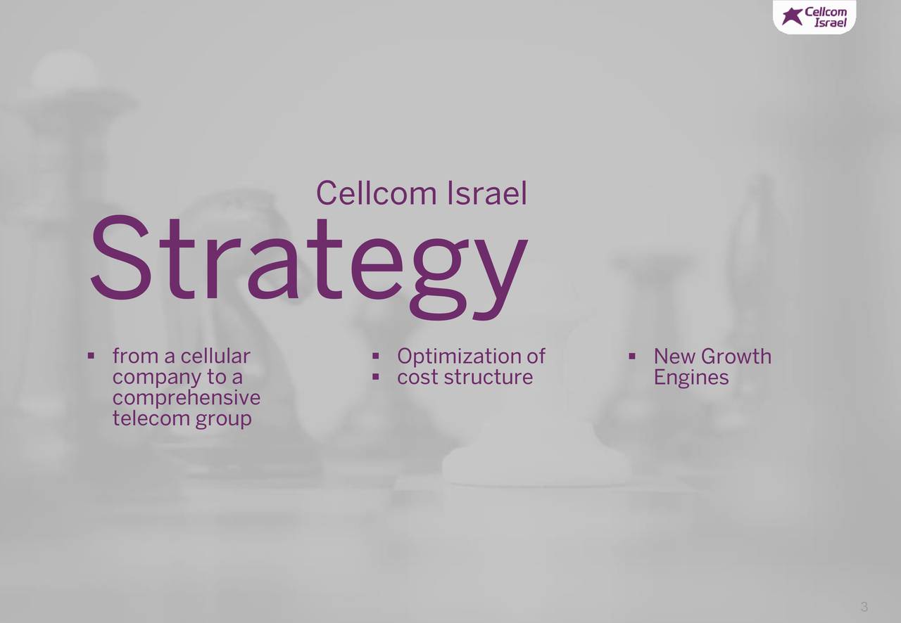 Cellcom Israel, Ltd. 2018 Q2 - Results - Earnings Call Slides (NYSE:CEL ...