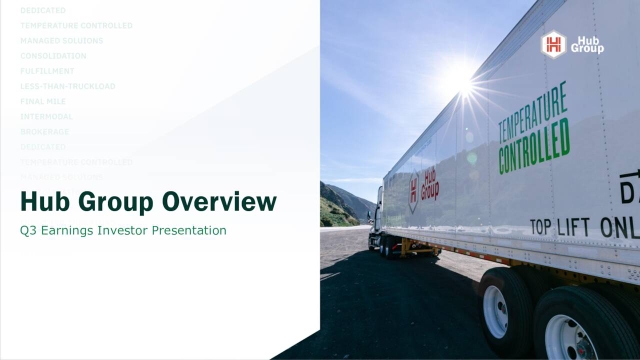 Hub Group, Inc. 2025 Q3 - Results - Earnings Call Presentation (NASDAQ ...