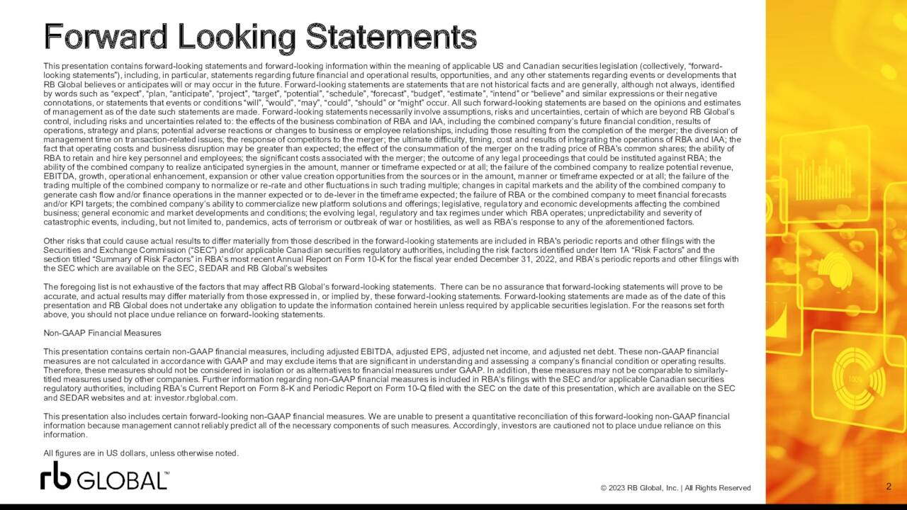 RB Global, Inc. 2023 Q2 - Results - Earnings Call Presentation (NYSE ...