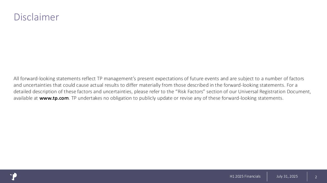 Teleperformance SE 2025 Q2 - Results - Earnings Call Presentation ...