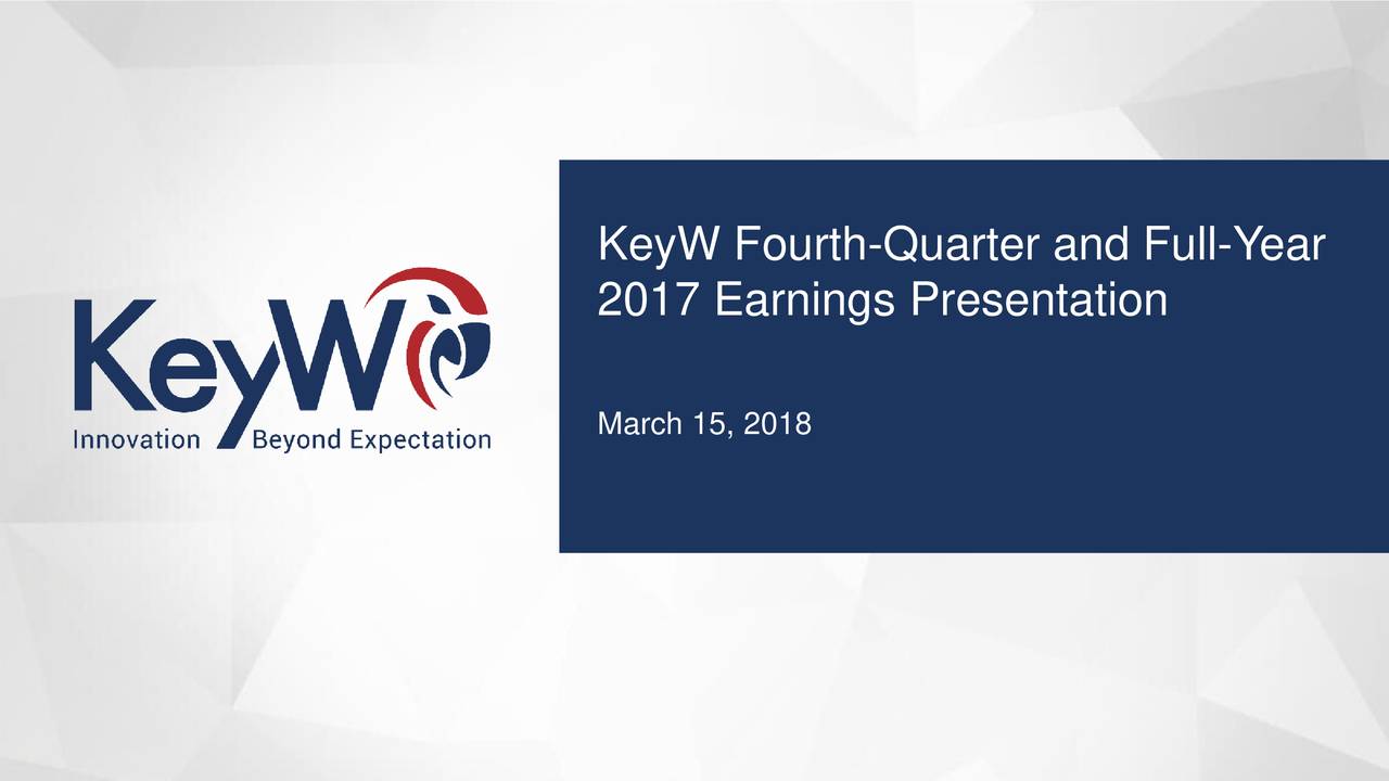 KEYW Holding 2017 Q4 - Results - Earnings Call Slides (NASDAQ:KEYW ...