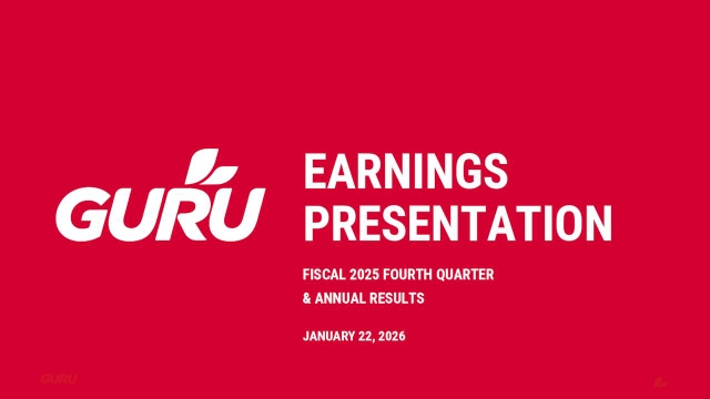 GURU Organic Energy Corp. 2025 Q4 - Results - Earnings Call ...