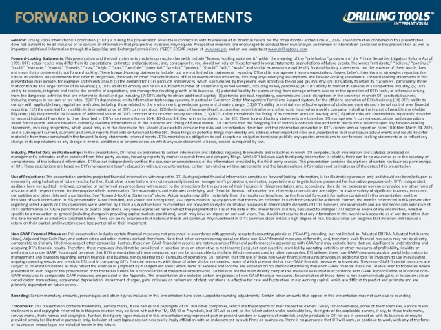 Drilling Tools International Corporation (DTI) Presents at Pareto ...