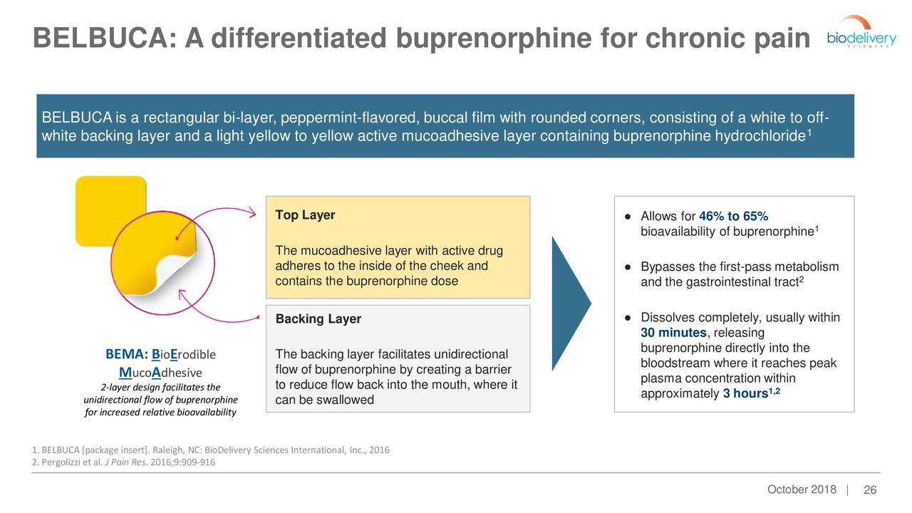 BioDelivery Sciences International (BDSI) Investor Presentation ...