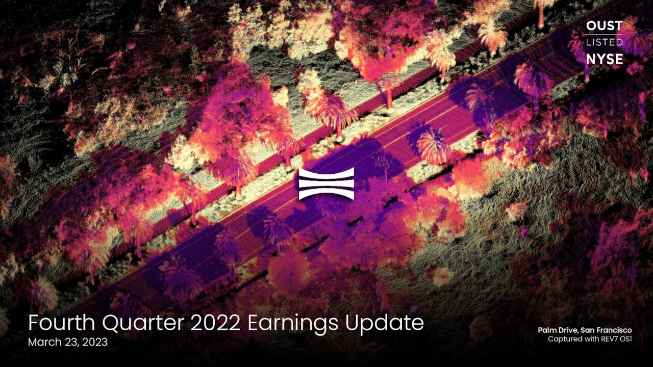 Ouster, Inc. 2022 Q4 - Results - Earnings Call Presentation (NASDAQ ...