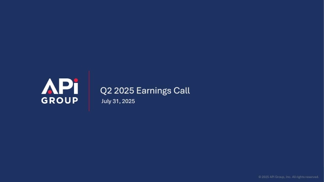 APi Group Corporation 2025 Q2 - Results - Earnings Call Presentation ...