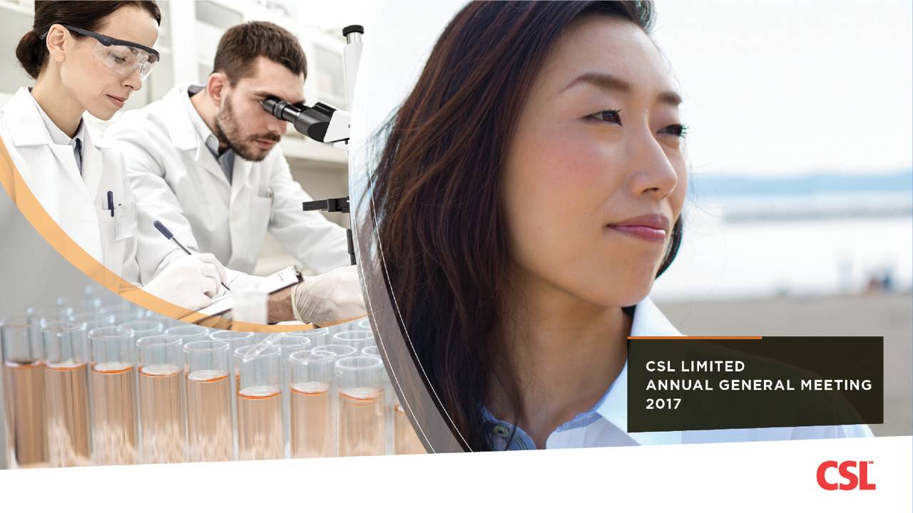 CSL (CSLLY) Investor Presentation - Slideshow (OTCMKTS:CSLLY) | Seeking ...