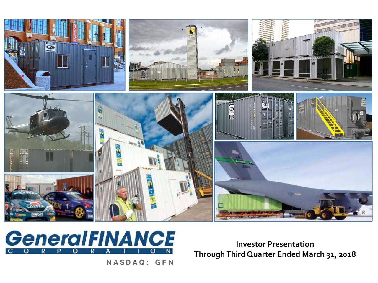 General Finance Corporation 2018 Q3 - Results - Earnings Call Slides ...