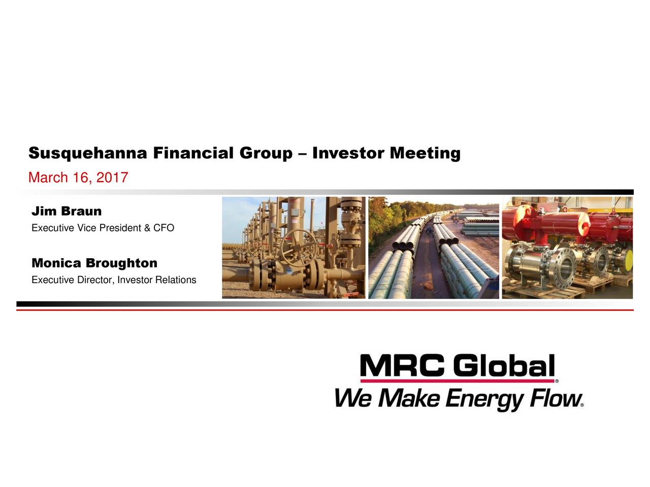 MRC Global (MRC) Presents At Oilfield Services Event 2017 (NYSE:MRC ...