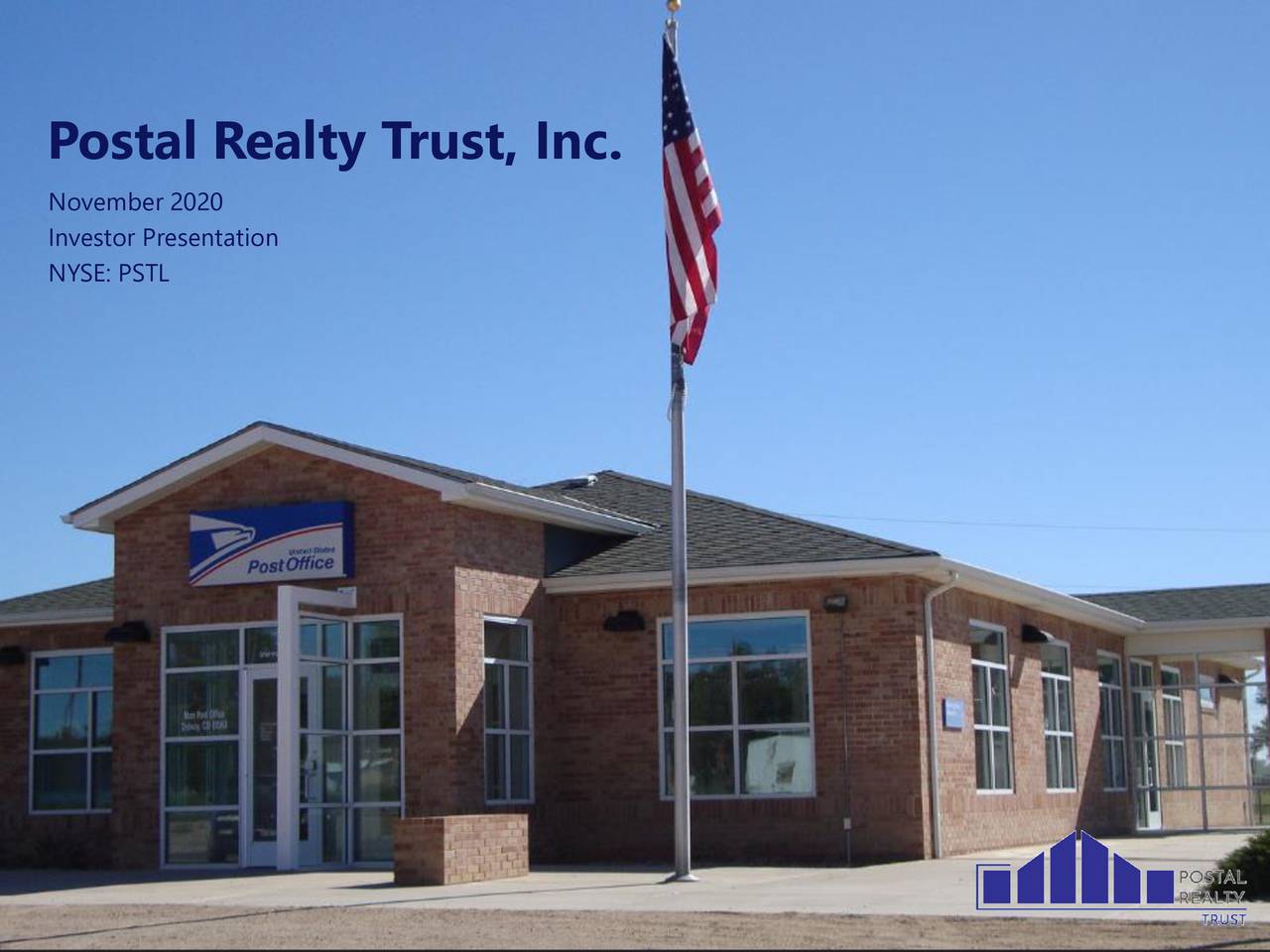 Postal Realty Trust (PSTL) Investor Presentation - Slideshow (NYSE:PSTL ...