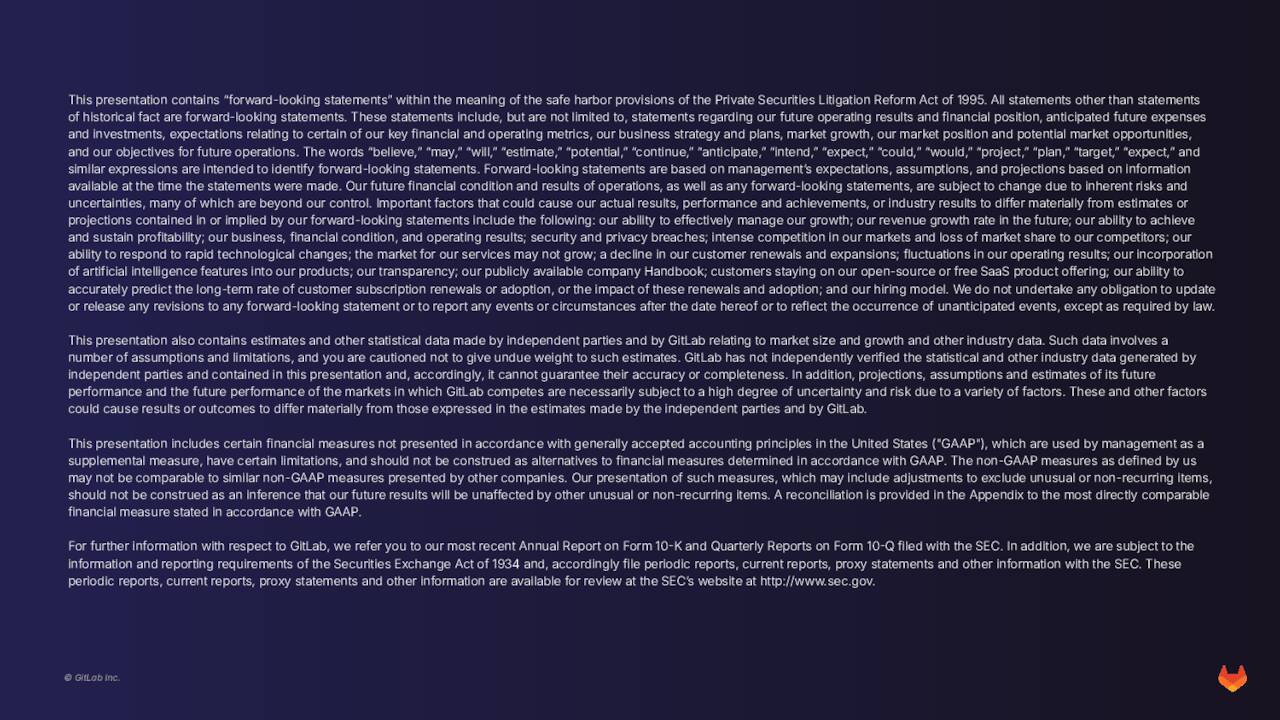 GitLab Inc. 2026 Q3 - Results - Earnings Call Presentation (NASDAQ:GTLB ...