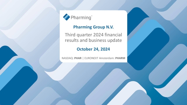Pharming Group N.V. 2024 Q3 - Results - Earnings Call Presentation ...