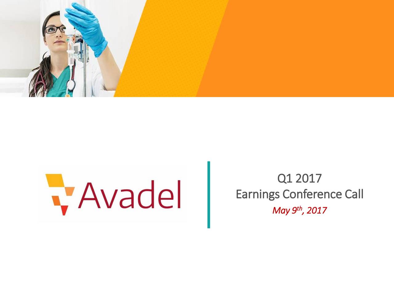 Avadel Pharmaceuticals plc 2017 Q1 - Results - Earnings Call Slides ...